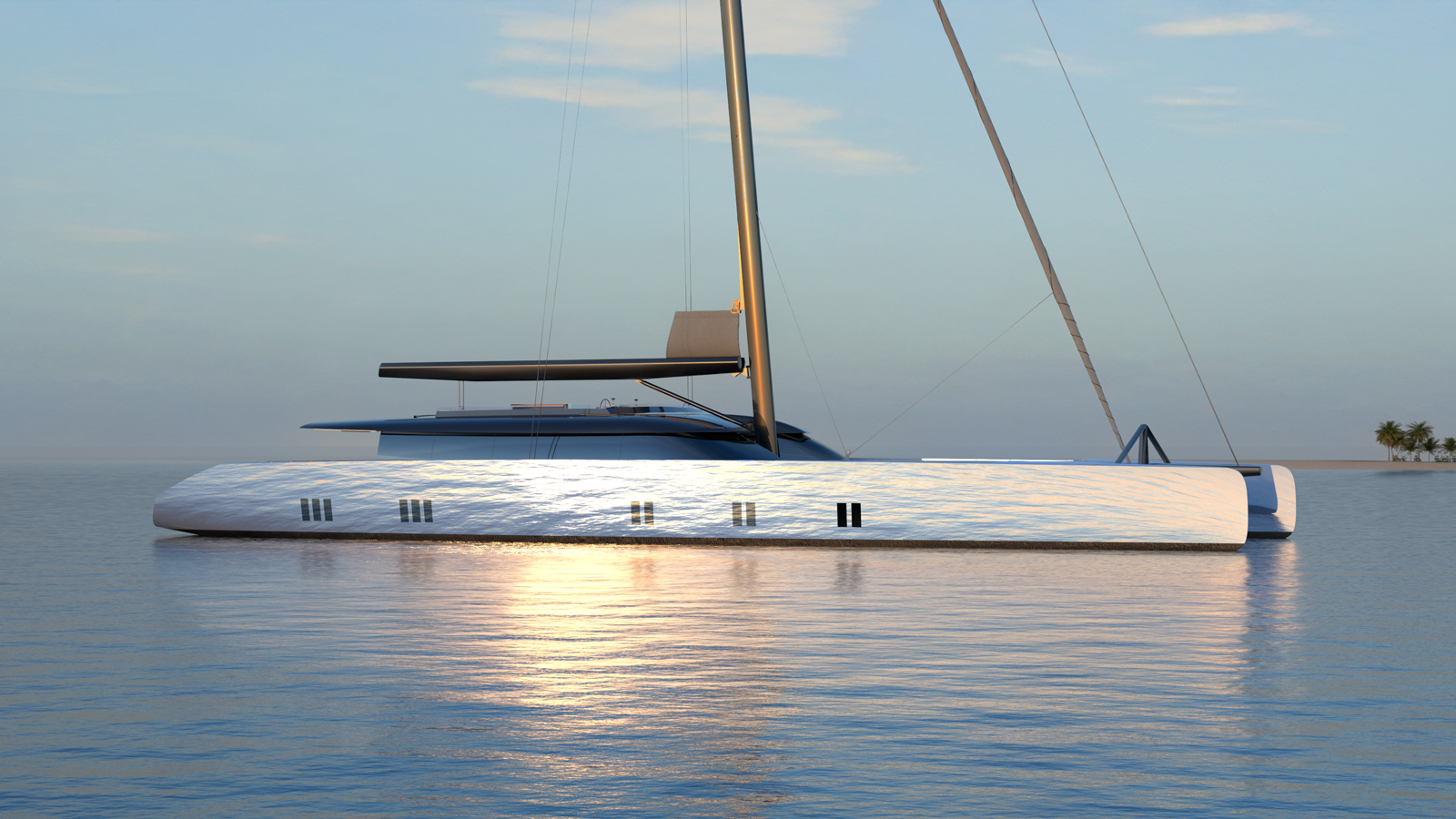 50m sailing catamaran designed by Tripp, Design Unlimited and ...